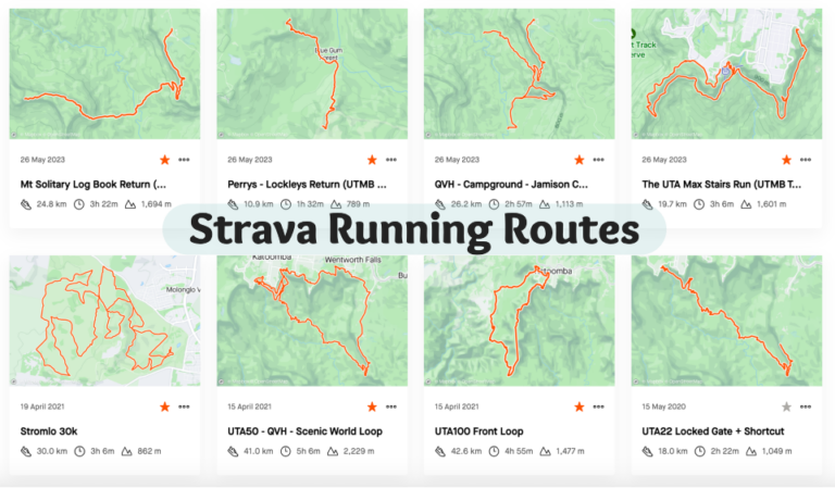 Training Run Routes - Streek App